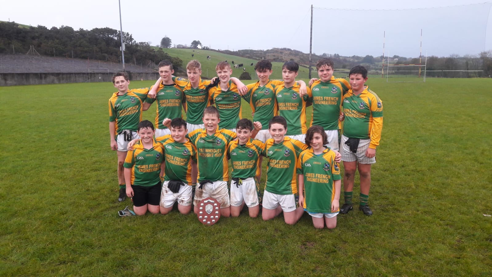 Junior C and U14 footballers in action this past weekend – Kilmacabea GAA