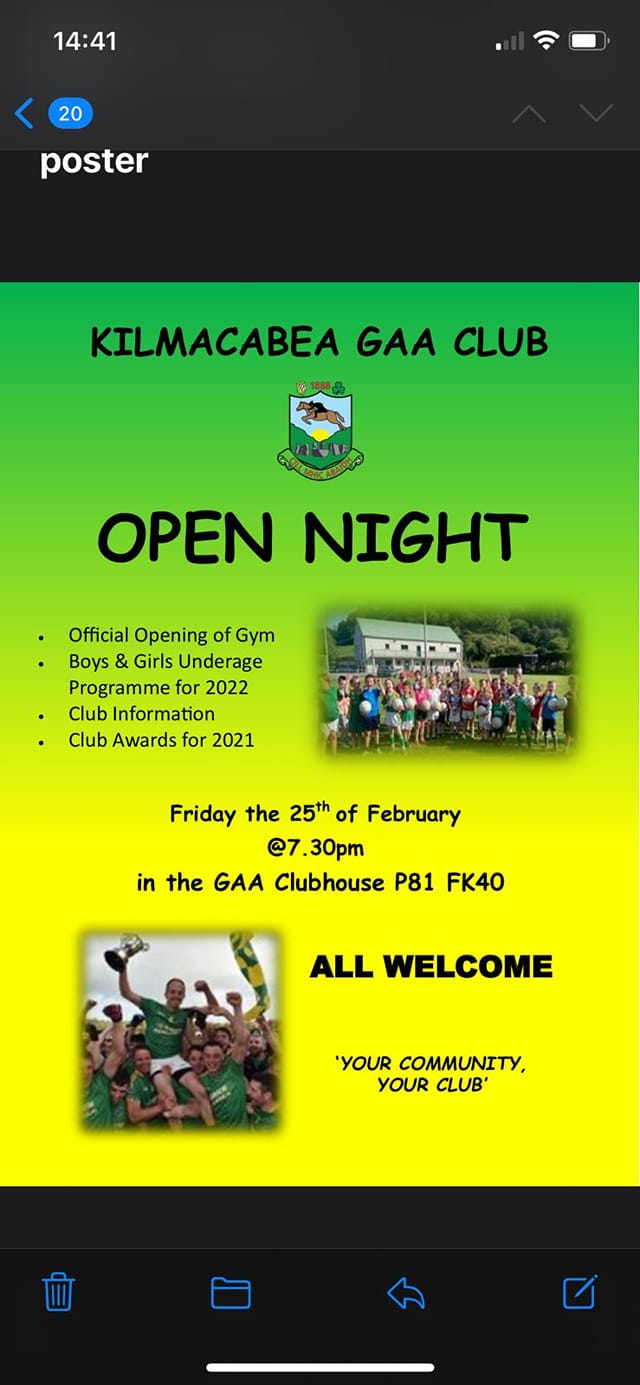 Club Notes 24-02-2022 – Kilmacabea GAA